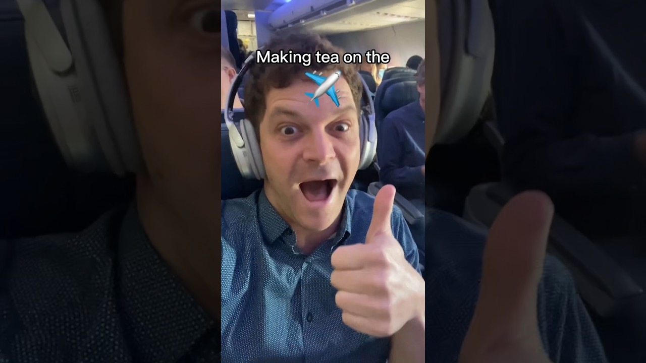 Highly recommend having an emergency tea set #tea #airplane #teatime #jessesteahouse #chinese