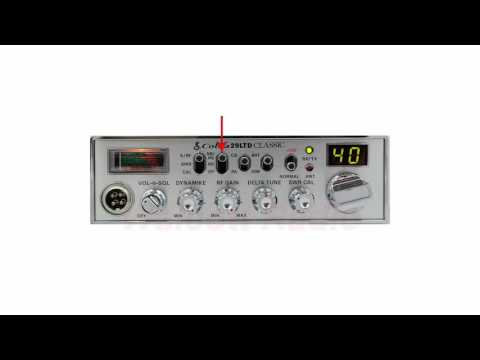 Cobra 29LTDClassic Controls and Settings
