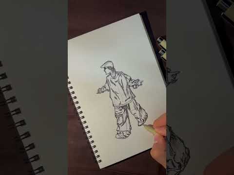 Draw any pose easily #y2k #sketch #shorts