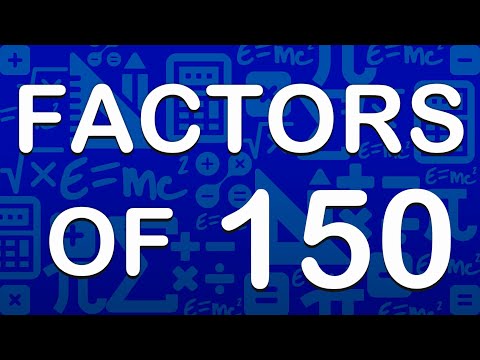 Factors of 150 / prime factors of 150 / #maths #factors # publicmaths