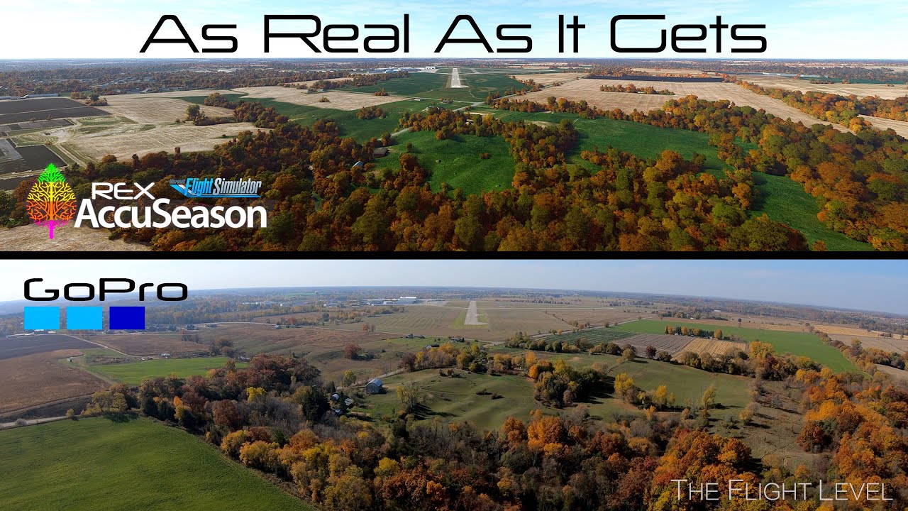 Fall Colors Flight- Burlington- Real & Simulated World Comparison ... Fall Colors Flight- Burlington- Real & Simulated World Comparison ...