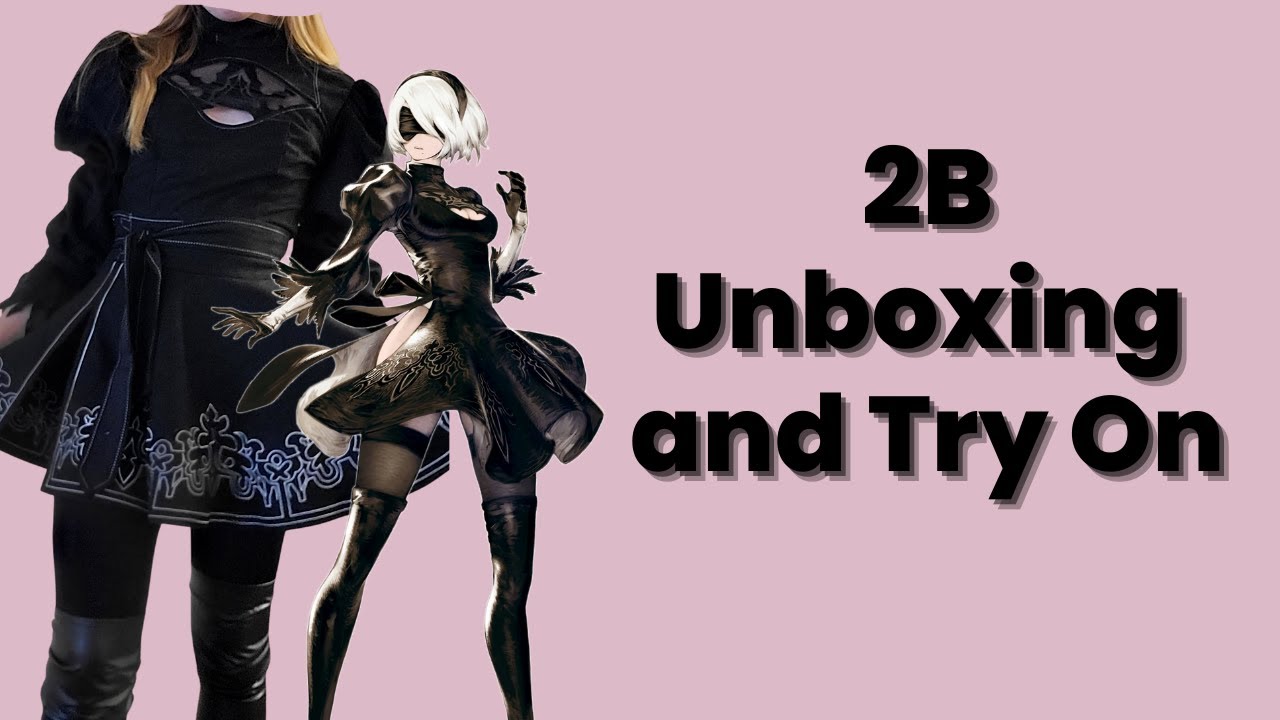 Miccostumes Nier Automata 2B Cosplay Unboxing, Review, and Try On