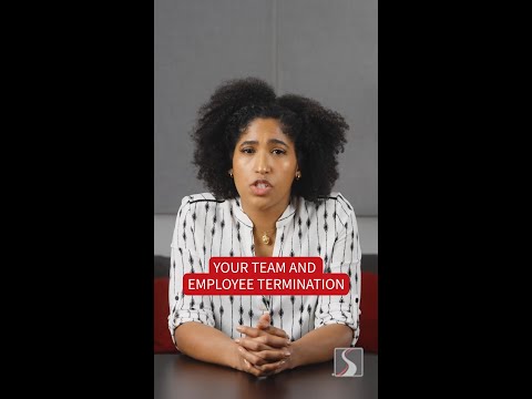 Telling the Team an Employee Has Been Terminated