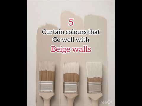 Curtain colours for beige walls.