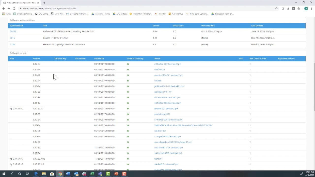 Use Case - Software Vulnerability