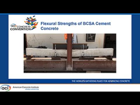 Reinforced Concrete Made with Belitic Calcium Sulfoaluminate Cement