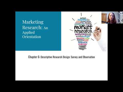 Marketing Research: Descriptive Research Design - Surveys and Observation