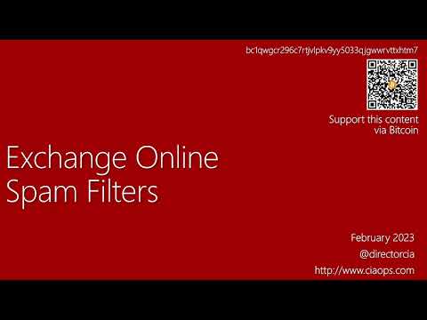 Exchange Online Spam Filters – CIAOPS