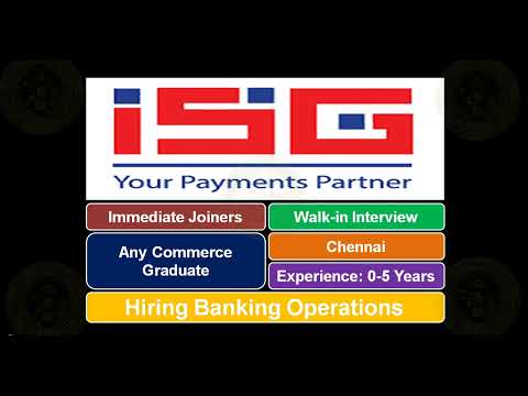 Chennai Jobs | Finance Jobs in Chennai | Jobs in Chennai | In Solutions Global | Banking Operations