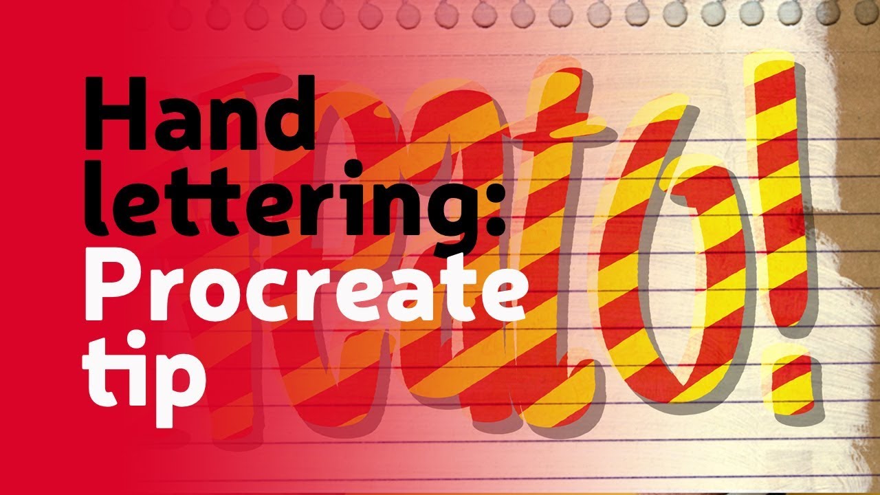 A Tip for Neater Hand lettering in Procreate