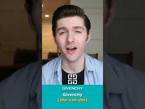 How to pronounce 'Givenchy'?