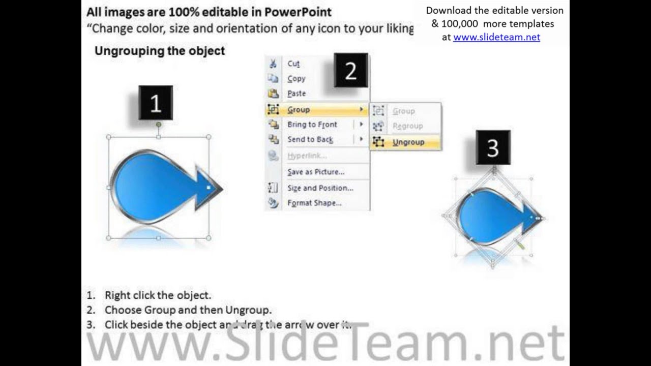 2 steps for strategic planning procedure business flow chart powerpoint slides