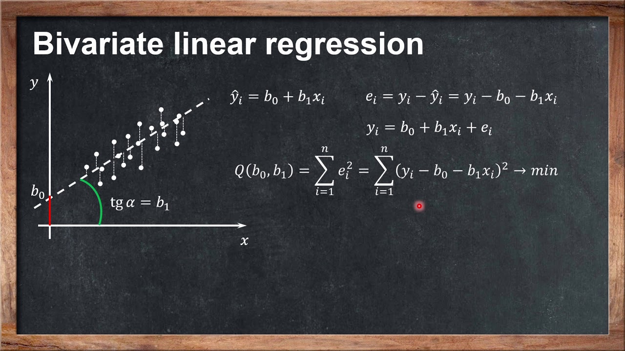 Bivariate linear regression (lecture 3)