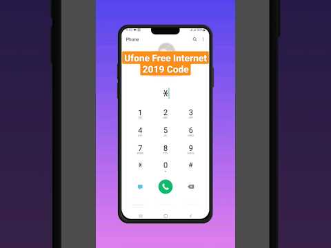 Ufone Free Internet 2019 Code