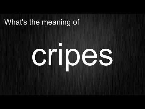 What's the meaning of "cripes", How to pronounce cripes?