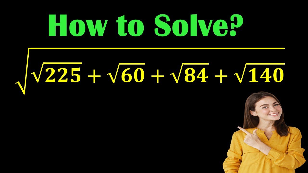 A Nice Maths Olympiad Problem| Square root Solution| Simplify square root equation|