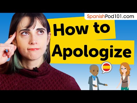 How to Apologize in Spanish - Spanish Conversational Phrases