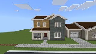 【マイクラ】大豪邸！おしゃれなモダンハウスの作り方！建築編【統合版(BE)】 - Minecraft Builders