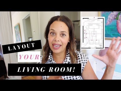 How to Layout Your Living Room Furniture (when you can't place your TV over the fireplace)