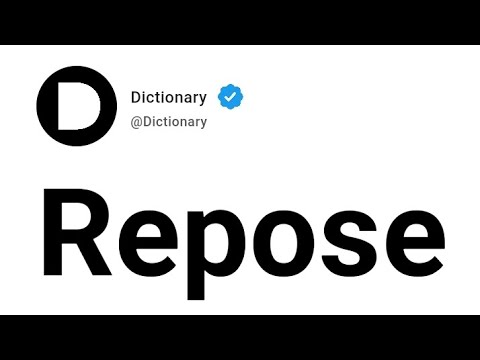 Repose Meaning In English