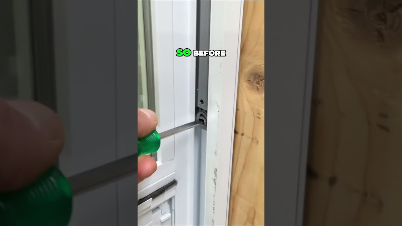 Easy Window Shoe Balance Adjustment  Step by Step Tutorial