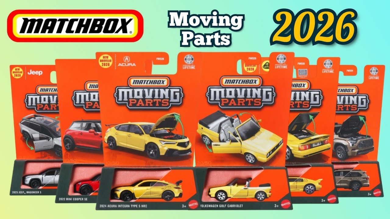 2026 Matchbox Moving Parts Brings Three New Cars to the Table ...