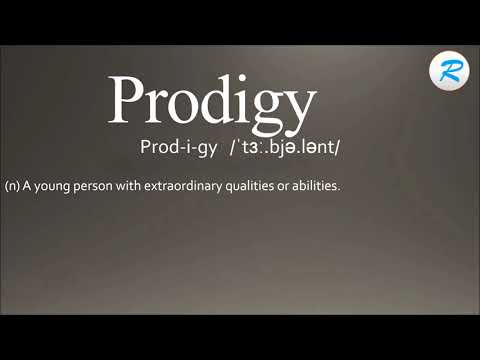 How to pronounce Prodigy