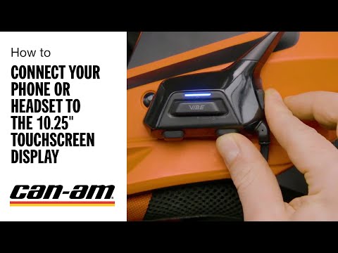 How to Connect Your Phone or Headset to the 10.25" Touchscreen Display