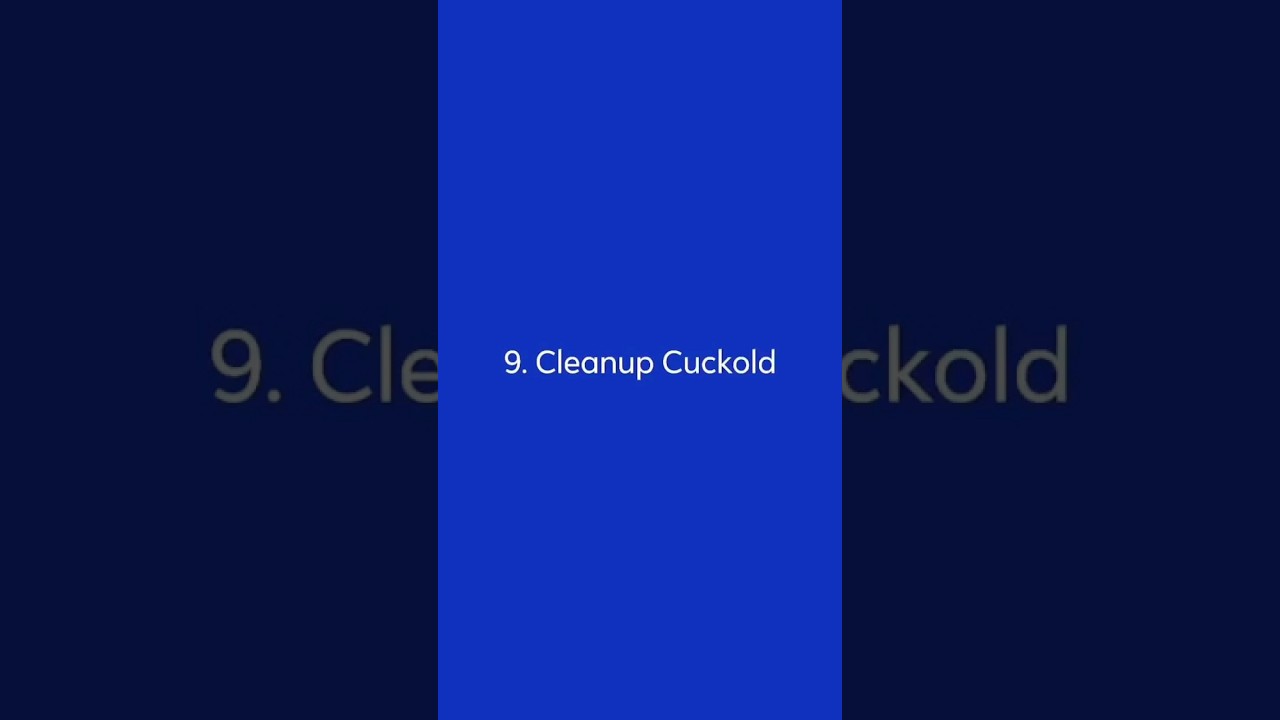 Cuckold Type 9. Cleanup Cuckold #MistressRe