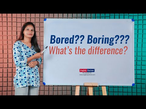 Bored vs. Boring: What’s the Difference? 🤔 | english partner hindi