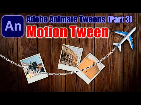 Motion Tween in Adobe Animate - Step by step tutorial