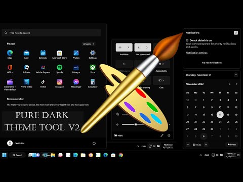 How to Make Windows 11 Start Menu and Taskbar Black Using the Dark ...