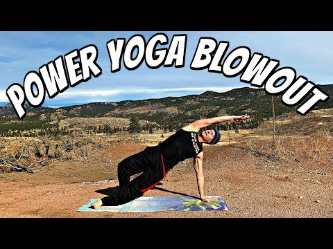 40 Minute Power Yoga Workout with Sean Vigue Fitness