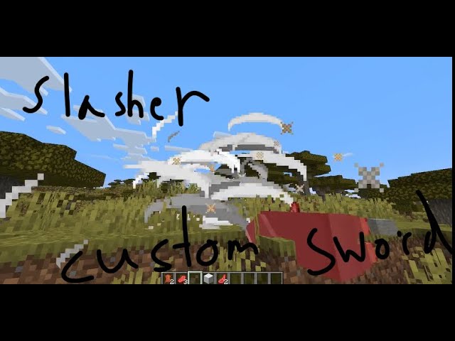 Custom Sword Slasher Minecraft Data Pack