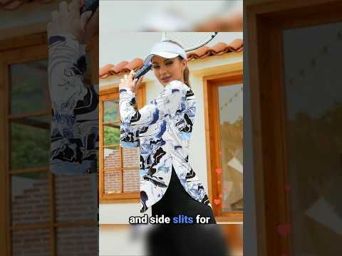 Womens Workout Tops Long Sleeve Sun Shirt UV Protection Lightweight UPF 50+ Golf Gym Hiking tennis