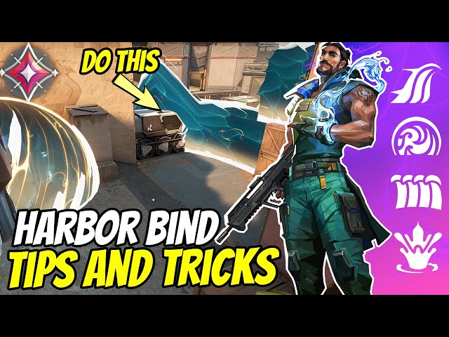 Best Harbor lineups on Bind in Valorant: Cove, Cascade, and High Tide