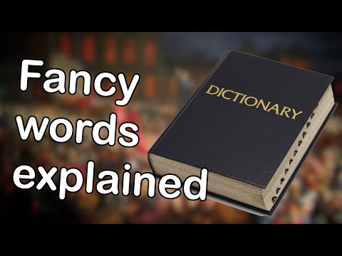 English political words explained