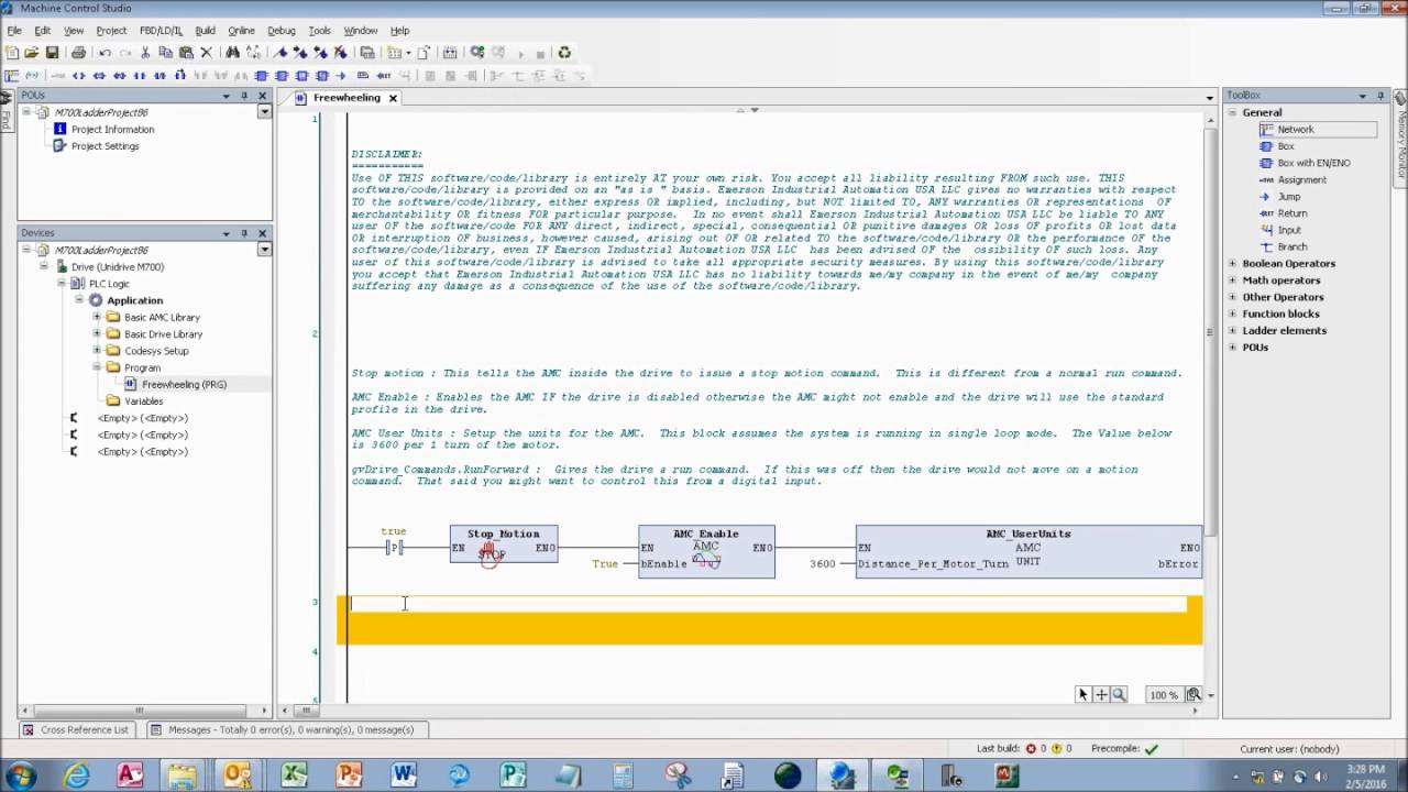 Basic Motion Templates - Machine Control Studio Software