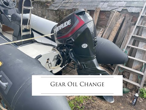 Evinrude ETEC Outboard 40 50 60 65 - How To Change Lower Unit / Gearbox Lube Oil