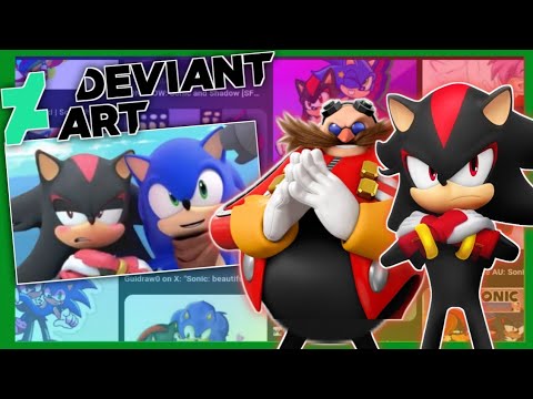 Boom Shadow & Doctor Eggman Vists DeviantART!? - SONADOW!