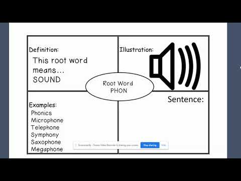 Root Word: Phon