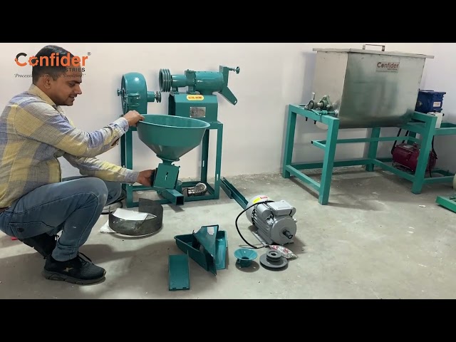 Mini Rice Mill Machine - Rice Milling and Grinding combined machine ...