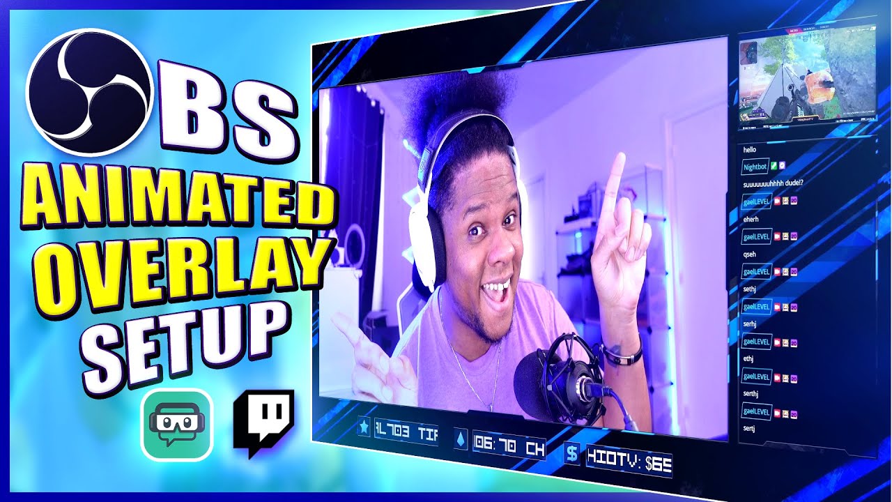 OBS Studio ANIMATED Overlay Setup (Full Tutorial Guide for Beginners)