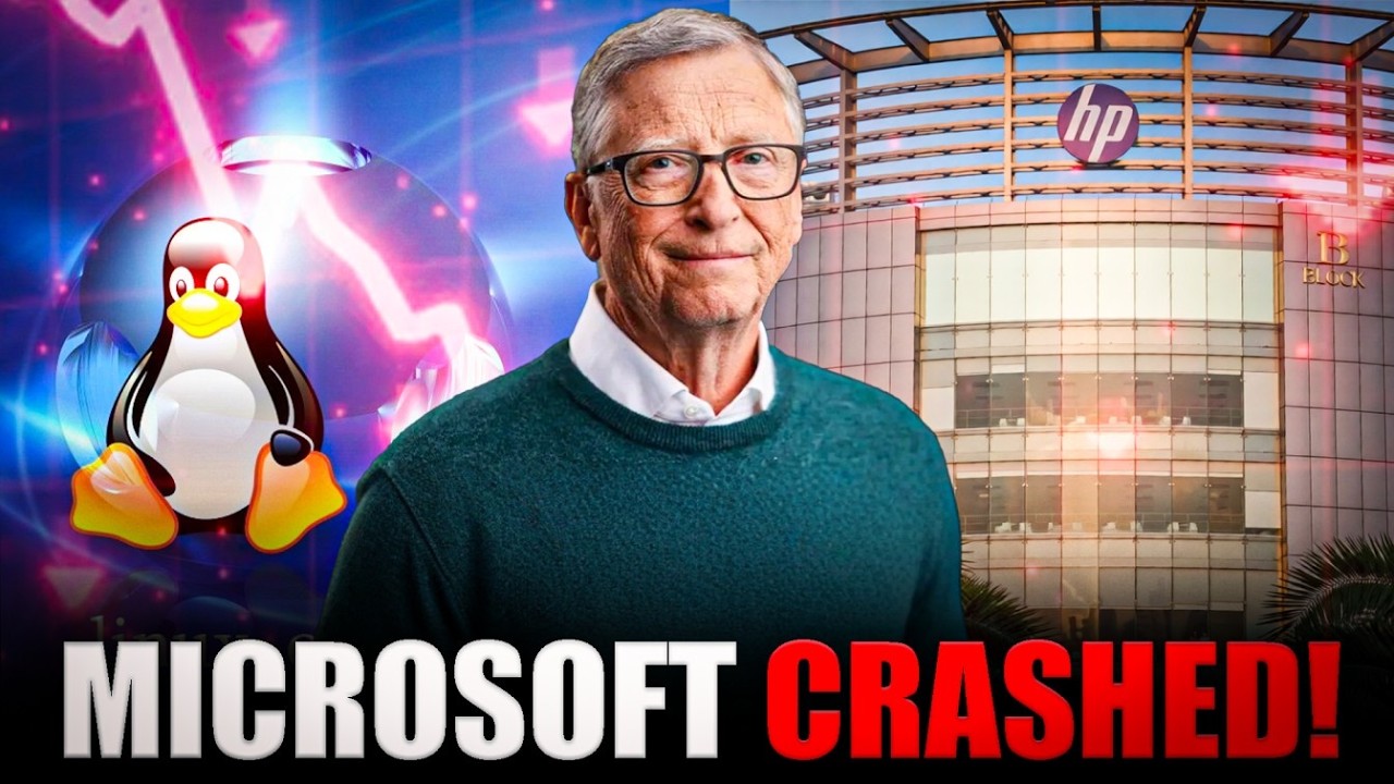 Bill Gates FURIOUS as HP and Linux TAKE OVER Anti Microsoft Users!