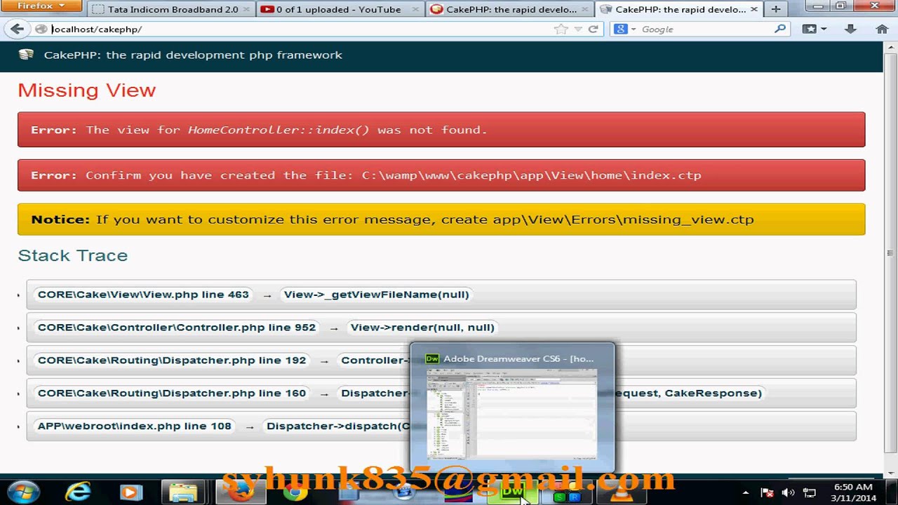 cakephp tutorial for beginners part-3(layout change)