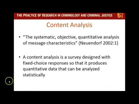 Research Methods Unit 11 Secondary Data