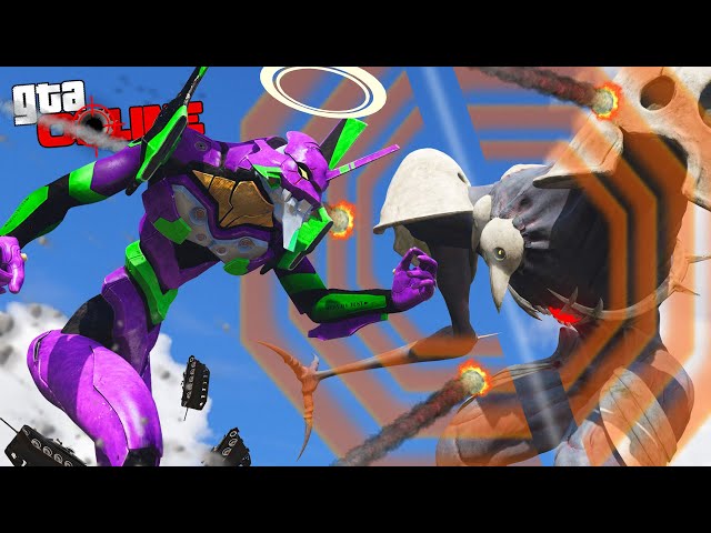 อีวานเกเลียน (EVA-01) มหาสงครามวัน (เทวทูต) พิพากษา? (GTA 5 Mods ...