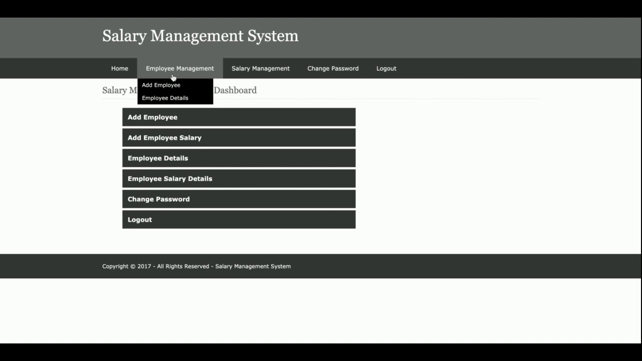 Salary Management System | Python Django Project Tutorial