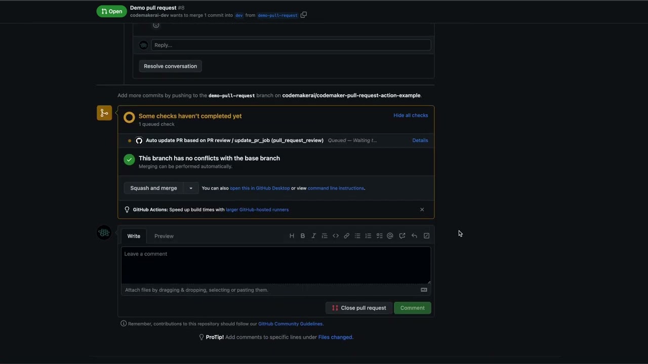 CodeMaker Pull Request: Multi Comment support