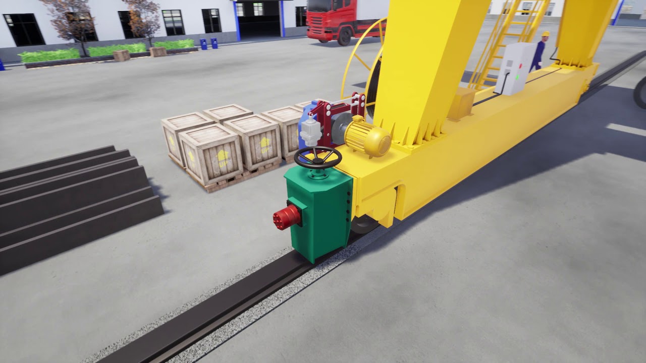 MG double girder gantry crane